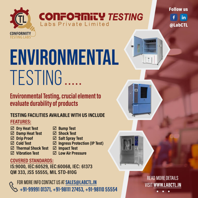 Conformity Testing Labs Private Limited; NABL Accredited and BIS ...